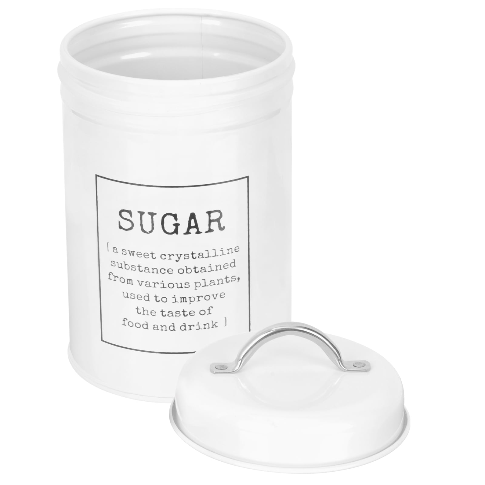 Metal Canisters Sugar Storage Containers Coffee Drinks Dispenser ...