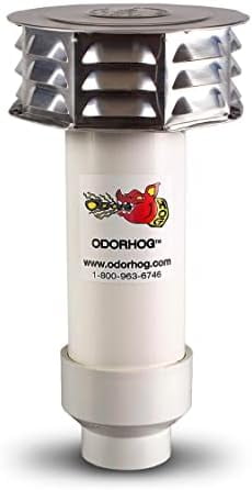 Metal Cap Slip On Vent Stack Pipe Filter 2" PVC, Removes Outdoor and ...