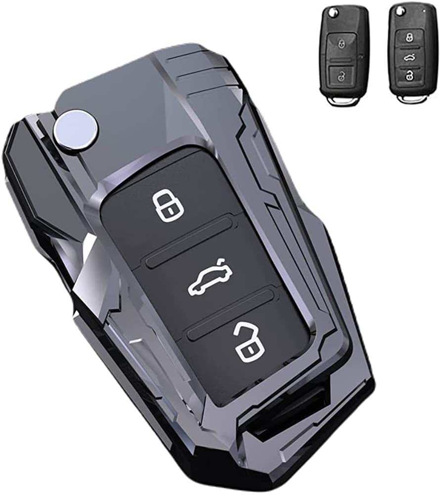 Metal Car Remote Key Fob Cover Case For VW Volkswagen Jetta Golf Polo ...