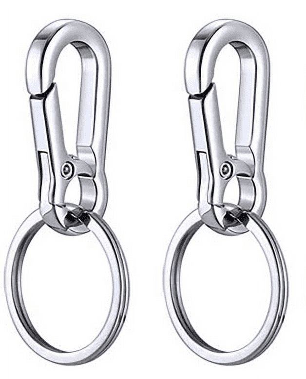 Metal Carabiner Clip Keyring Keychain Key Ring Chain Holder Organizer ...