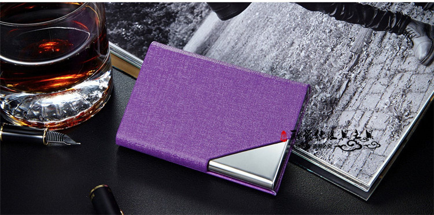 Metal Card Case Index Card Container Flash Card Organizer Business ...