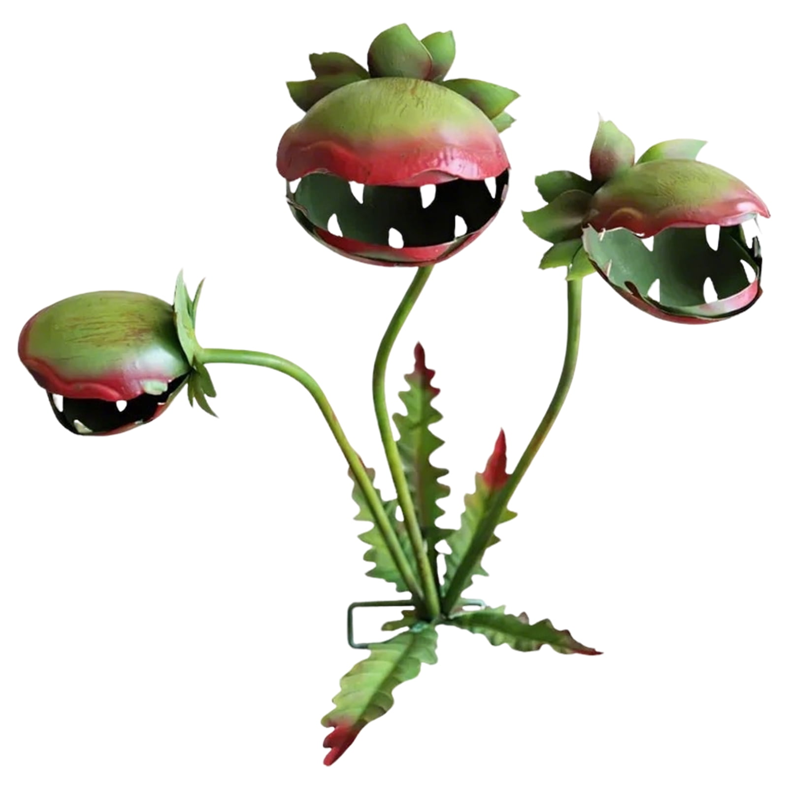 Metal Carnivorous Plant Garden Stake, Outdoor Yard Lawn Decoration ...