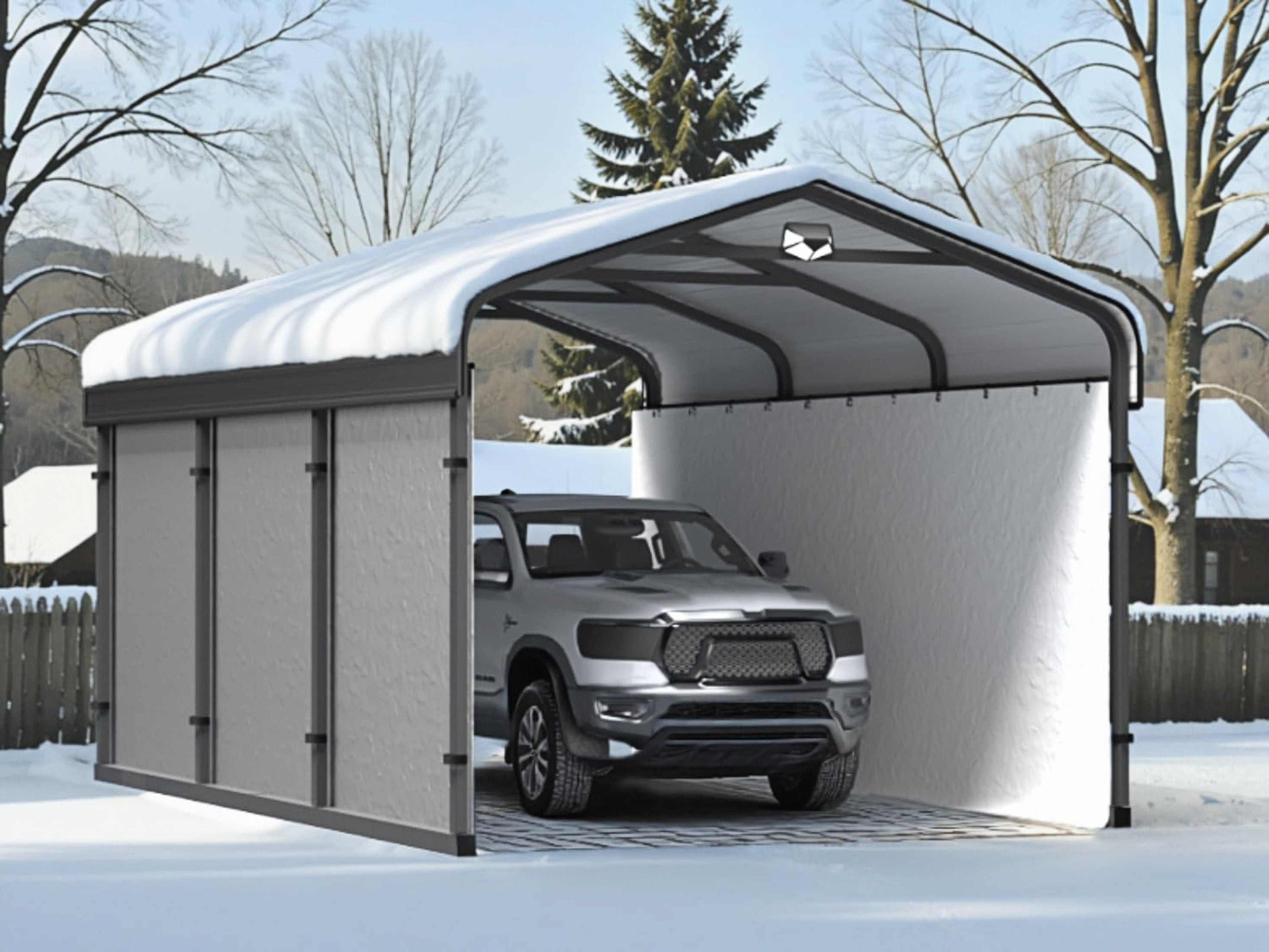 Metal Carport,Carports 10x15 Heavy Duty,Car Tent Garage with Galvanized ...