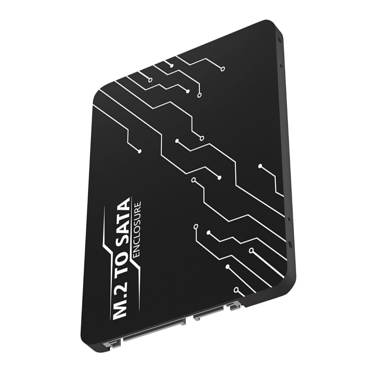 Metal Case B Key M.2 NGFFs SSDs to 2.5 SATA3.0 6Gb/s Adapter Card with ...