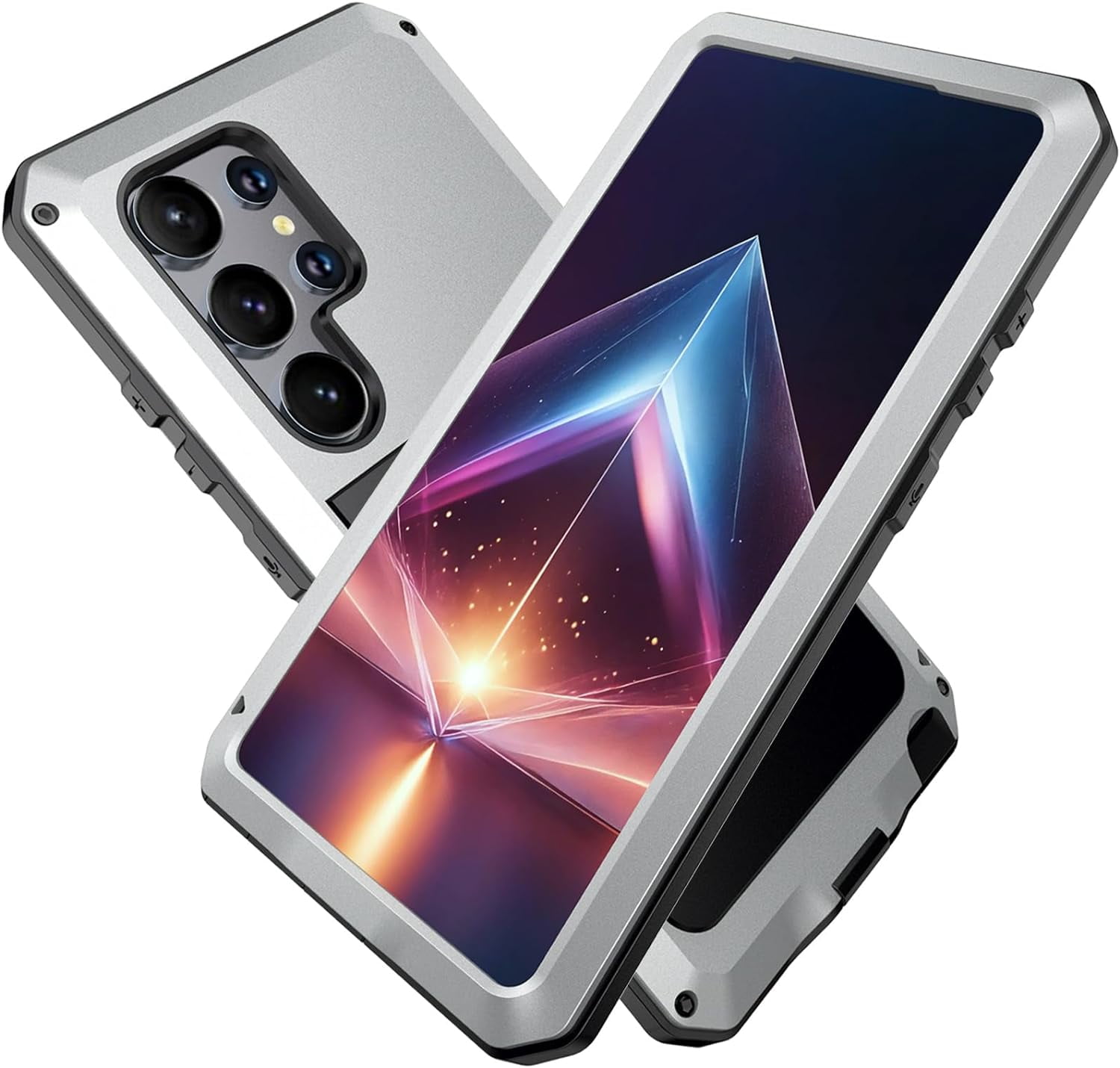 Metal Case for Samsung Galaxy S24 Ultra/S24 Plus/S24, Military Durable ...