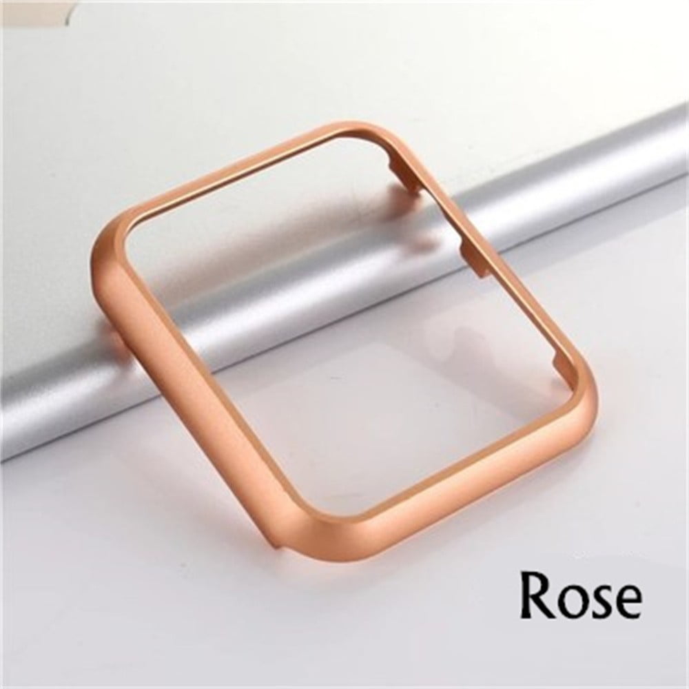 Metal Case for Apple Watch 44mm 40mm 42mm 38mm Aluminum Bumper Cover ...