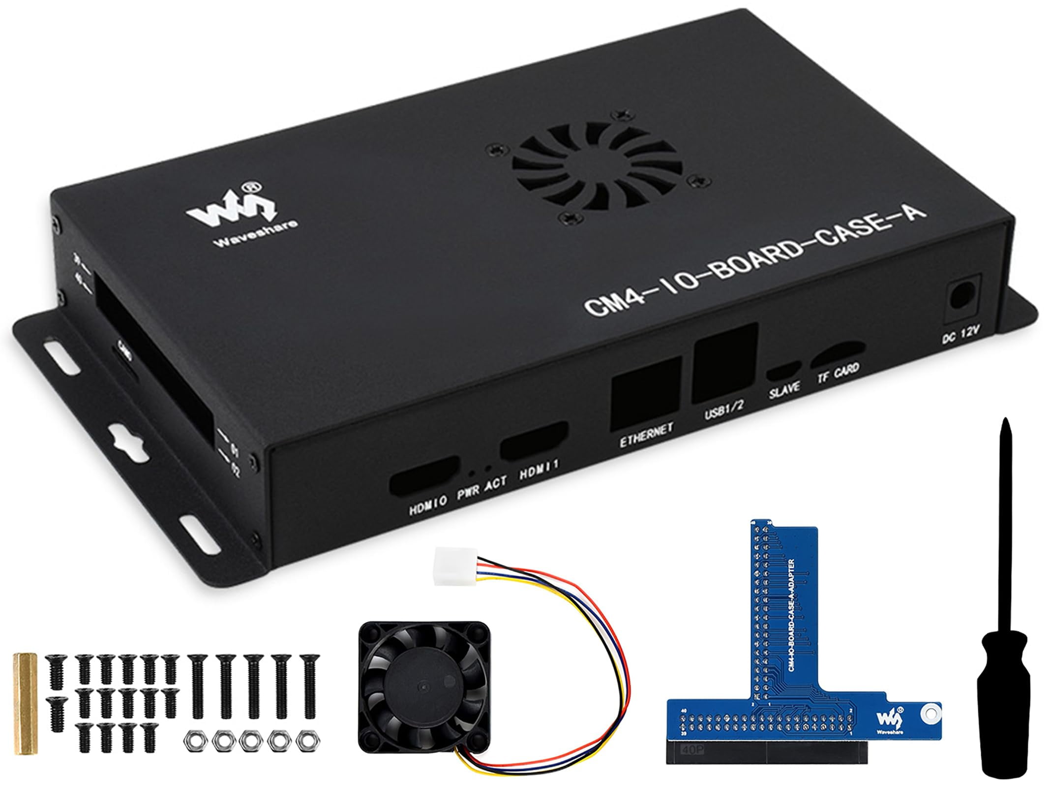 Metal Case with Cooling SSF20 Fan for Official Raspberry Pi Compute ...