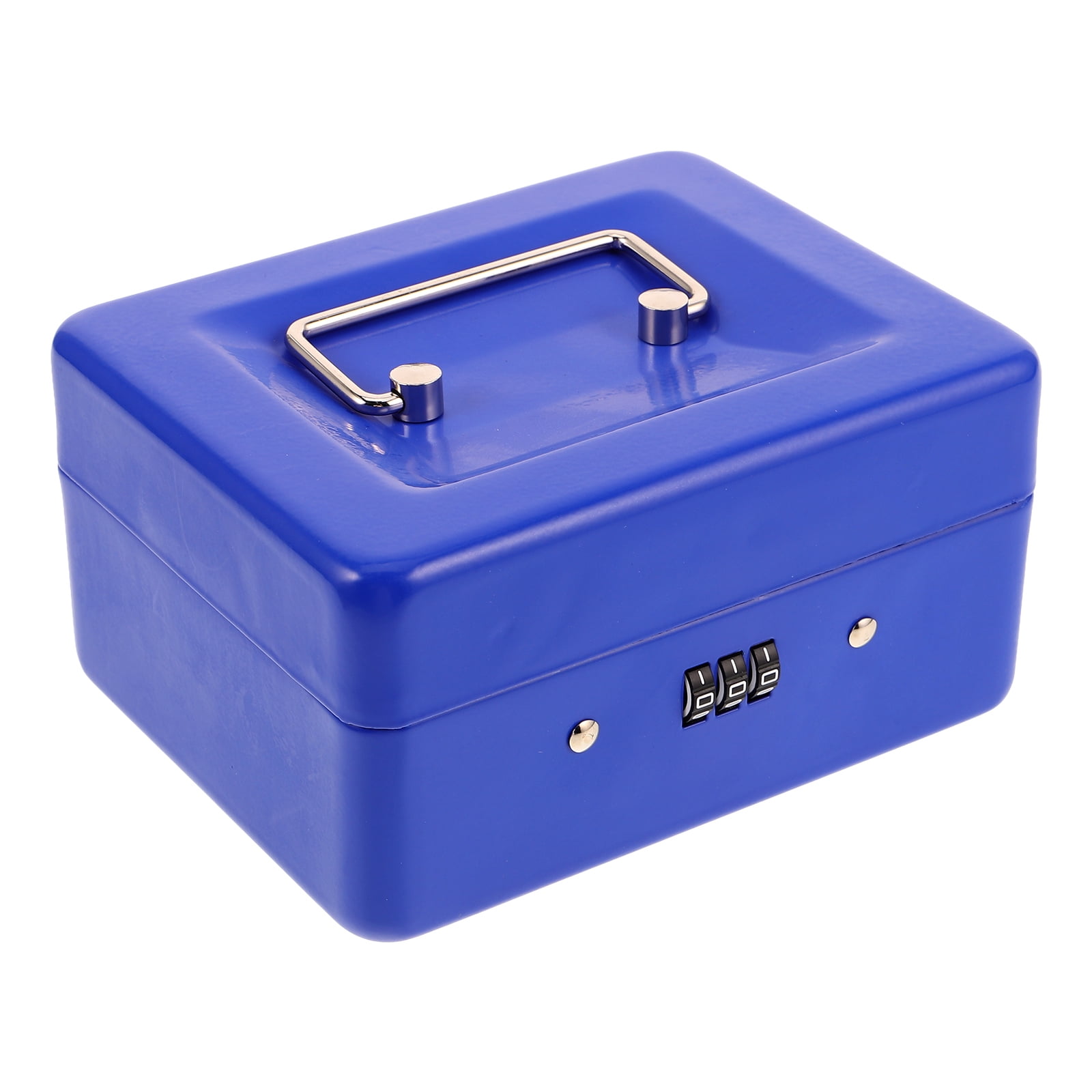 Metal Cash Box With Combination Lock Metal Small Money Organizer 5.8 ...