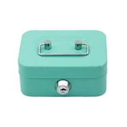 Cash Box with Lock Coin Box Money Saving Box Case Lockable Storage Box ...