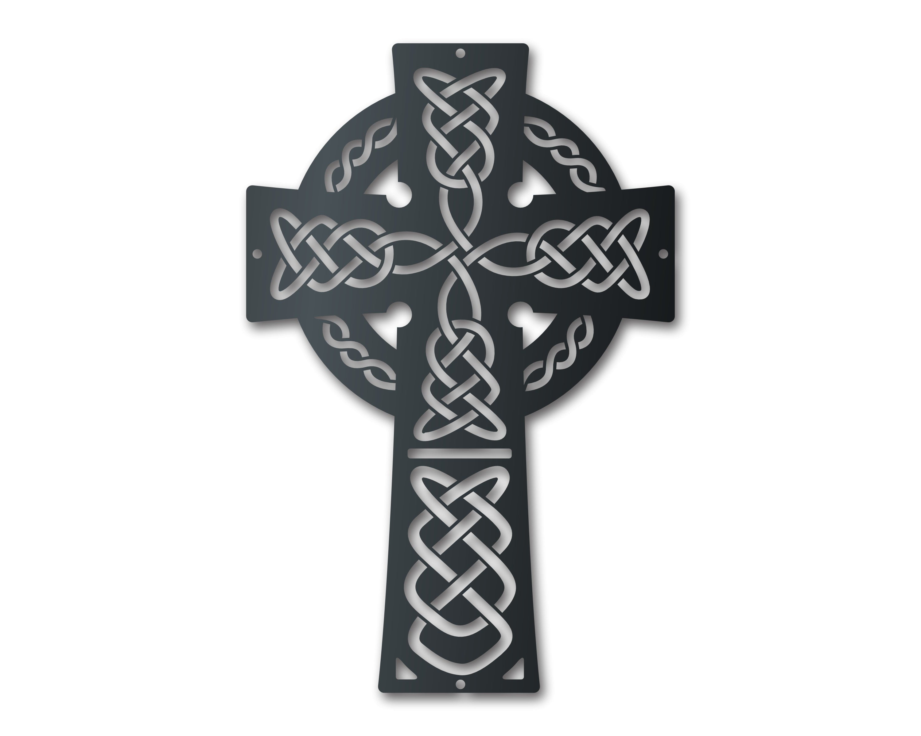 Metal Celtic Cross Wall Art | Indoor Outdoor | Up to 46" | Over 20 ...