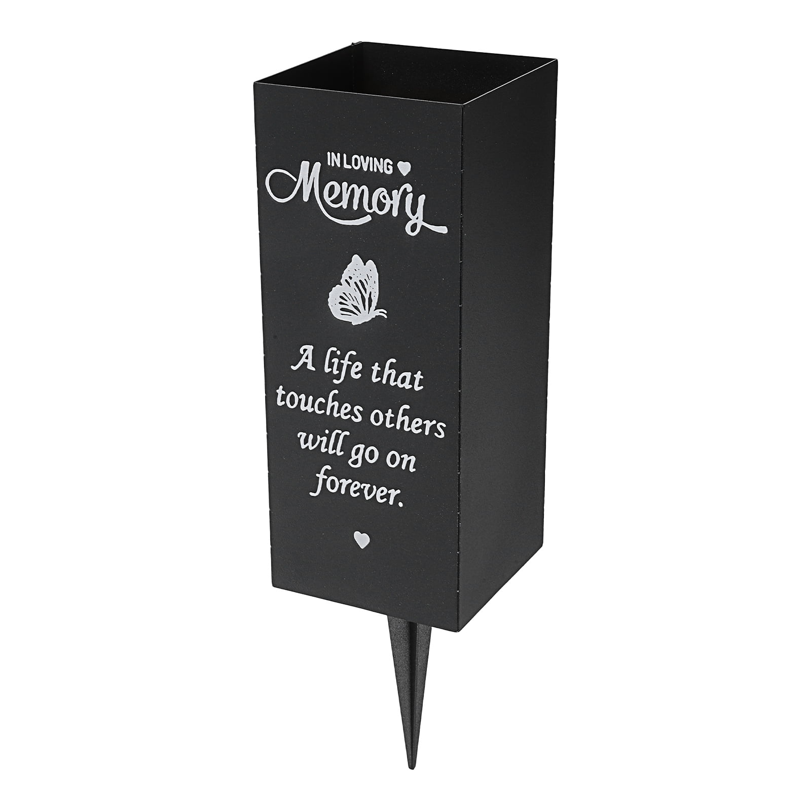 Metal Cemetery Vases with Spikes Memorial Flower Holder Grave ...