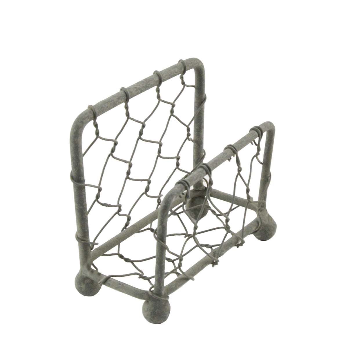 Metal Chicken Wire Business Card Holder Stand Rustic Home Office ...