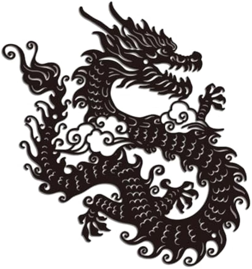 Metal Chinese Dragon Wall Art Decor Iron Metal Chinese Dragon Wall Art ...
