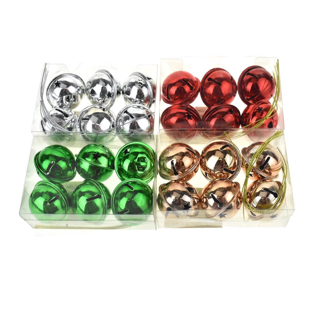 Metal Christmas Jingle Bells, Assorted Colors, 24-Piece - Walmart.com