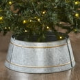 Metal Christmas Tree Collar Metal Galvanized 8x20x20 - Walmart.com
