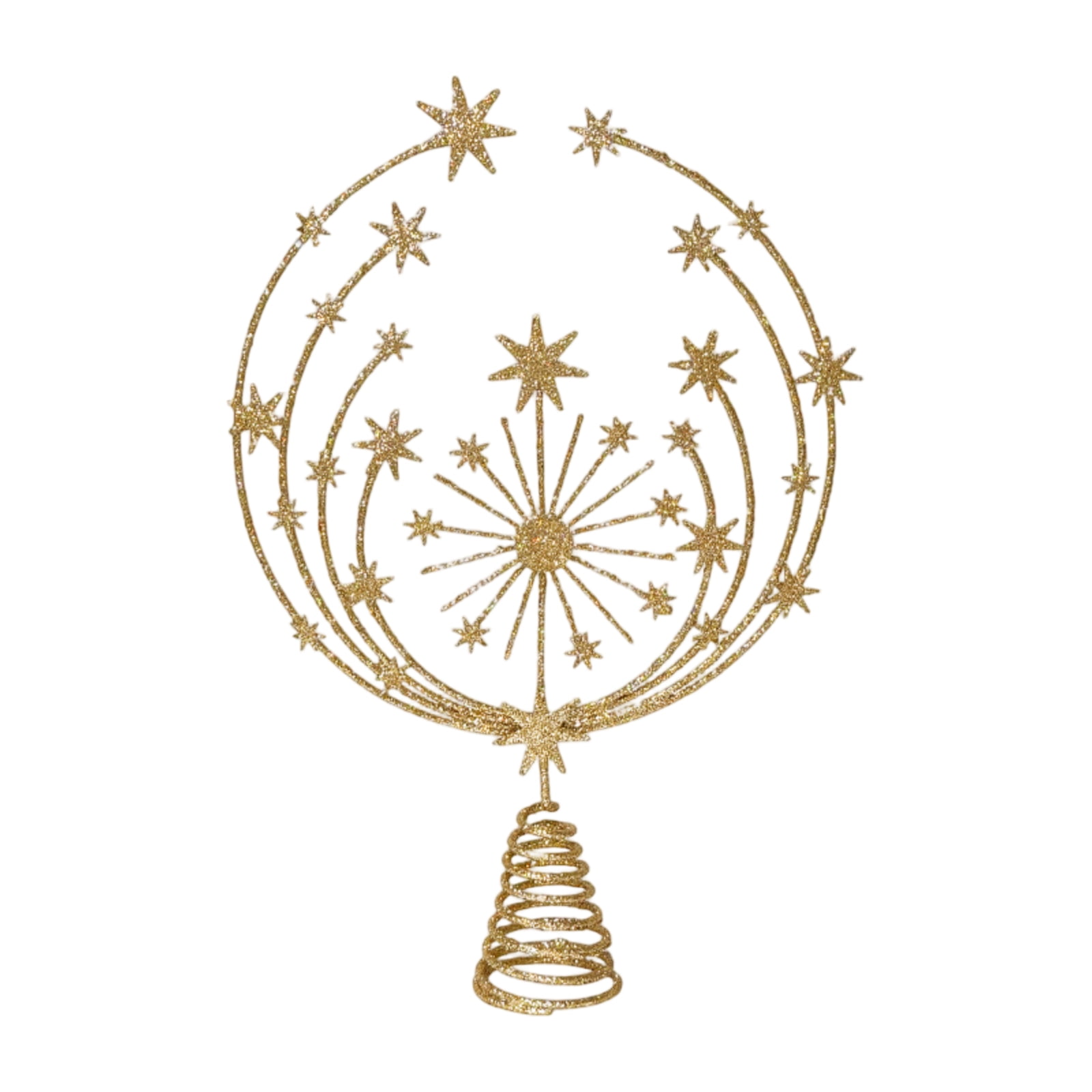 Metal Christmas Tree Star Topper - Timeless Christmas Tree Topper Iron ...