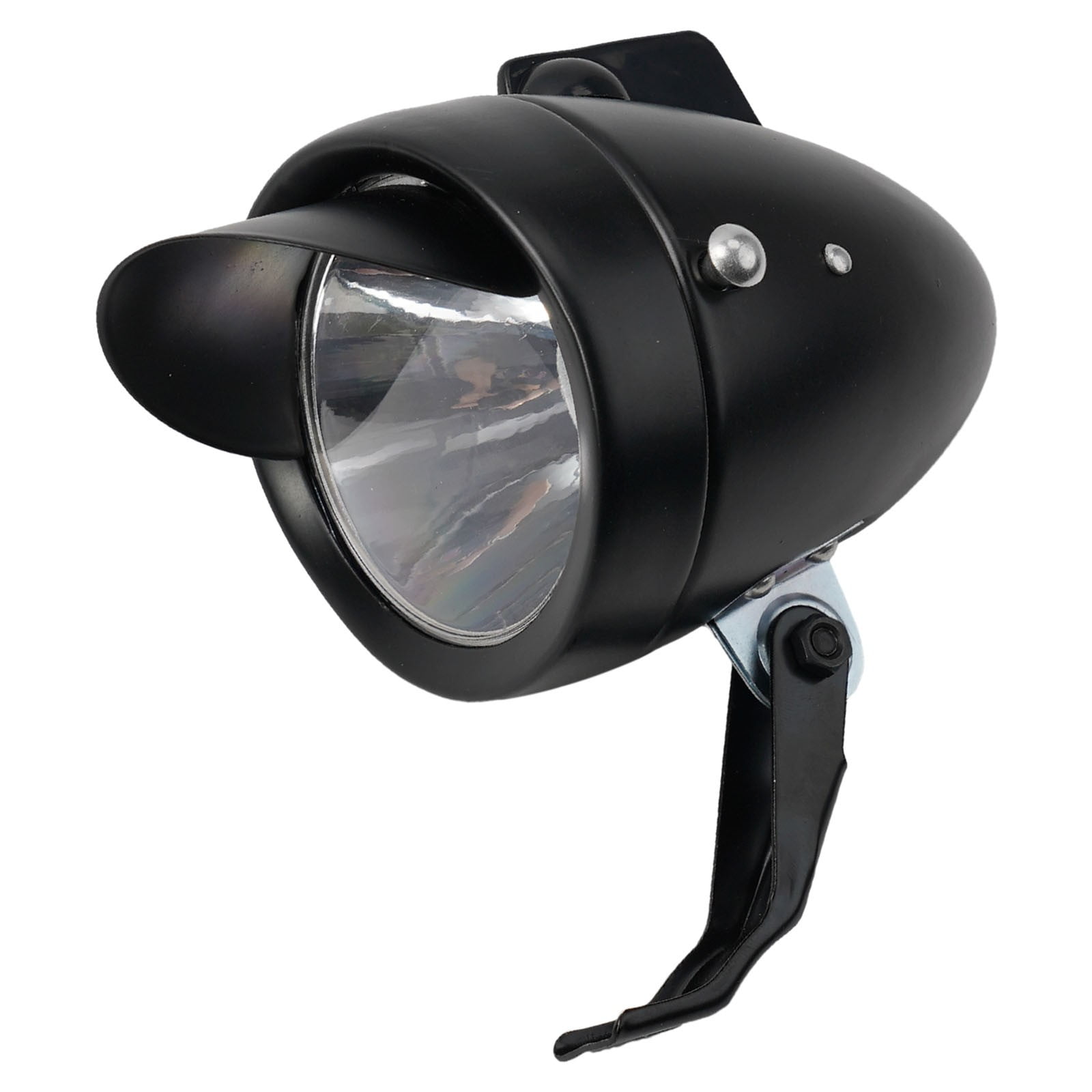 Metal Chrome Vintage Bike Bicycle Retro Led Headlight Front Fog Light ...