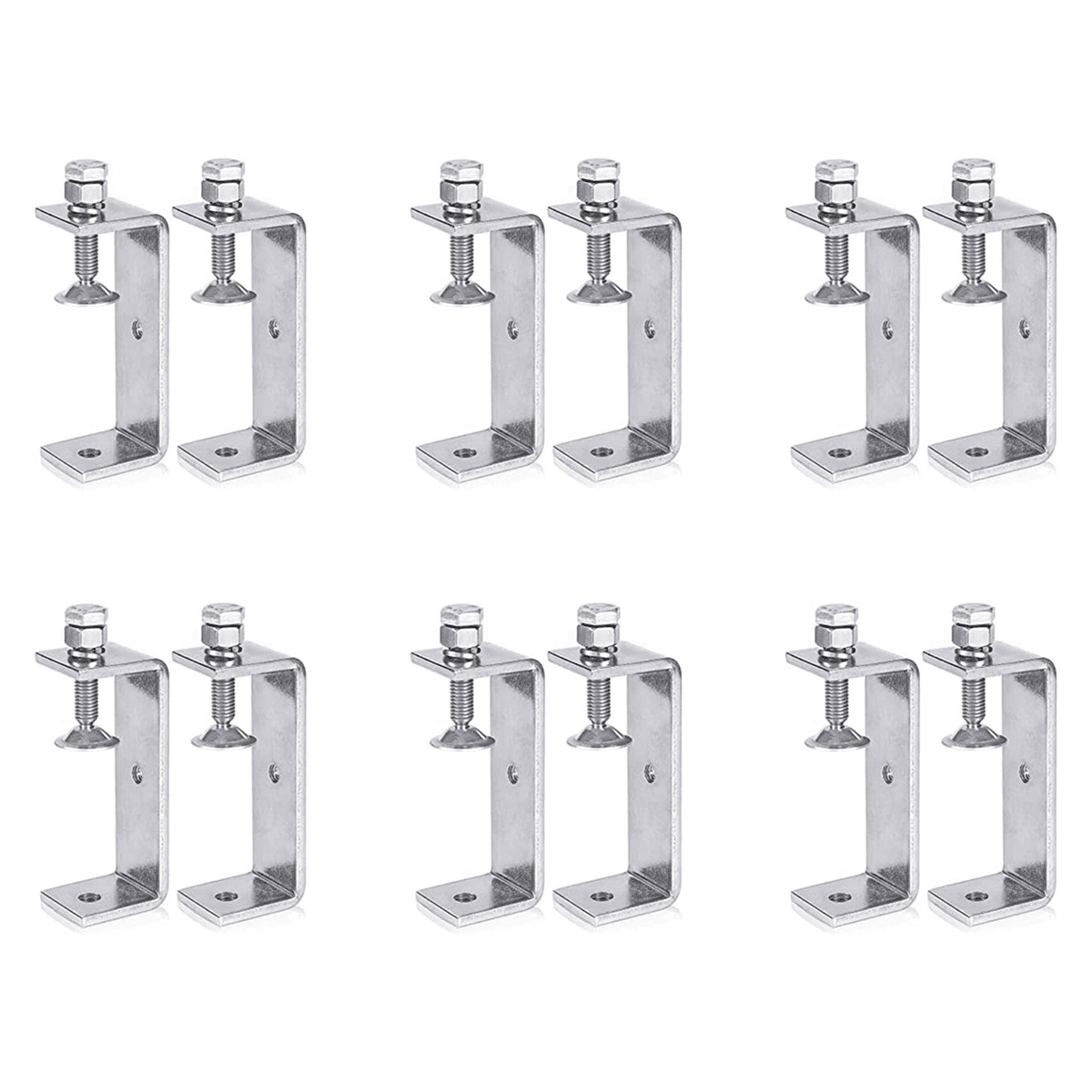 Metal Clamp Heavy Duty Clamp C Clamp Woodworking Clamp with Wide Jaw ...