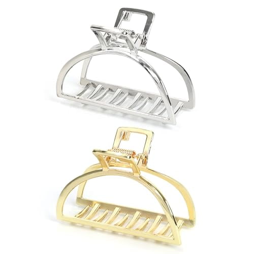 Metal Claw Clips for Thick Hair, Medium Metal Hair Clips for Women ...
