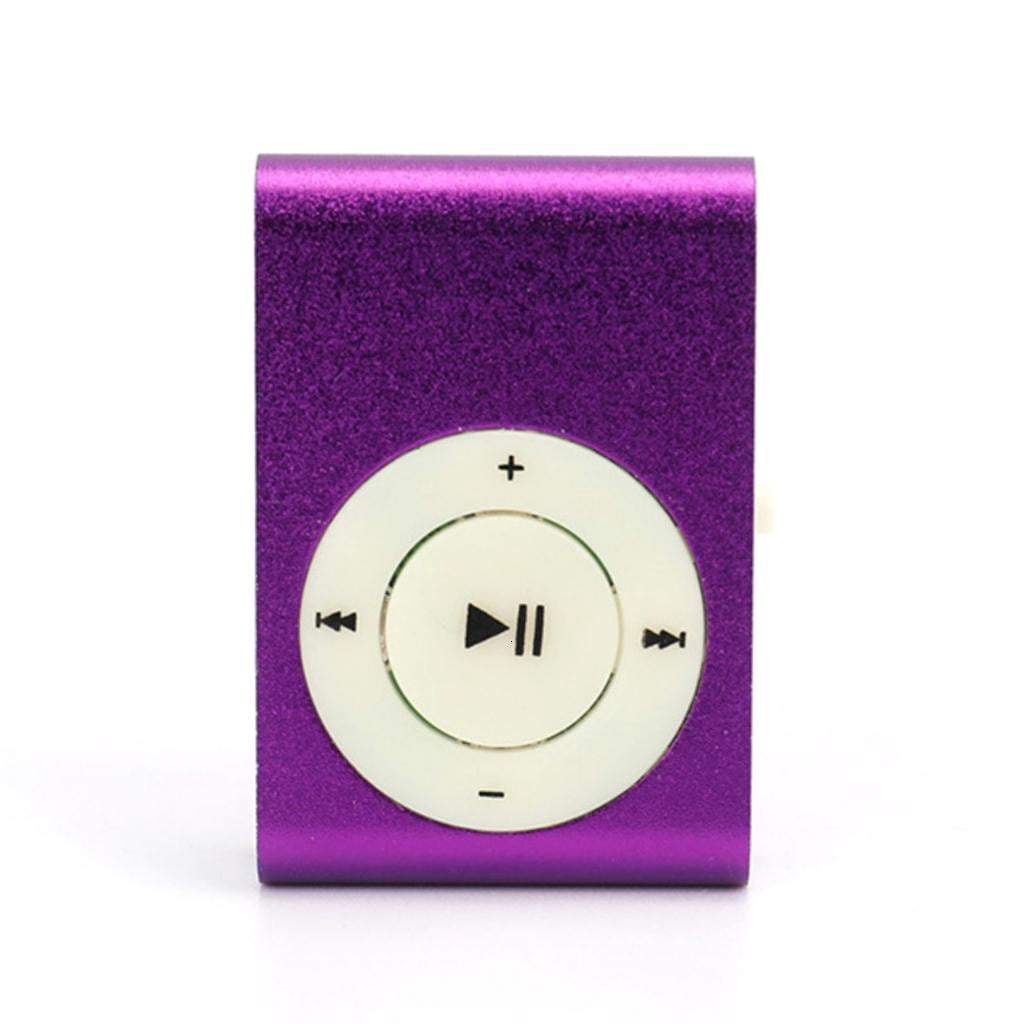Metal Clip MP3 Player Portable Music Device Expandable Memory Long ...