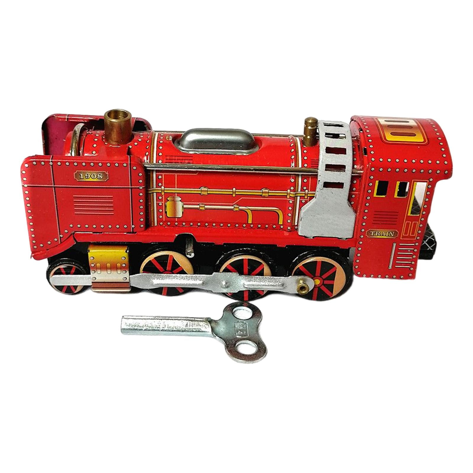Metal Clockwork Train Model Toy, Collection Ornament Locomotive Model ...
