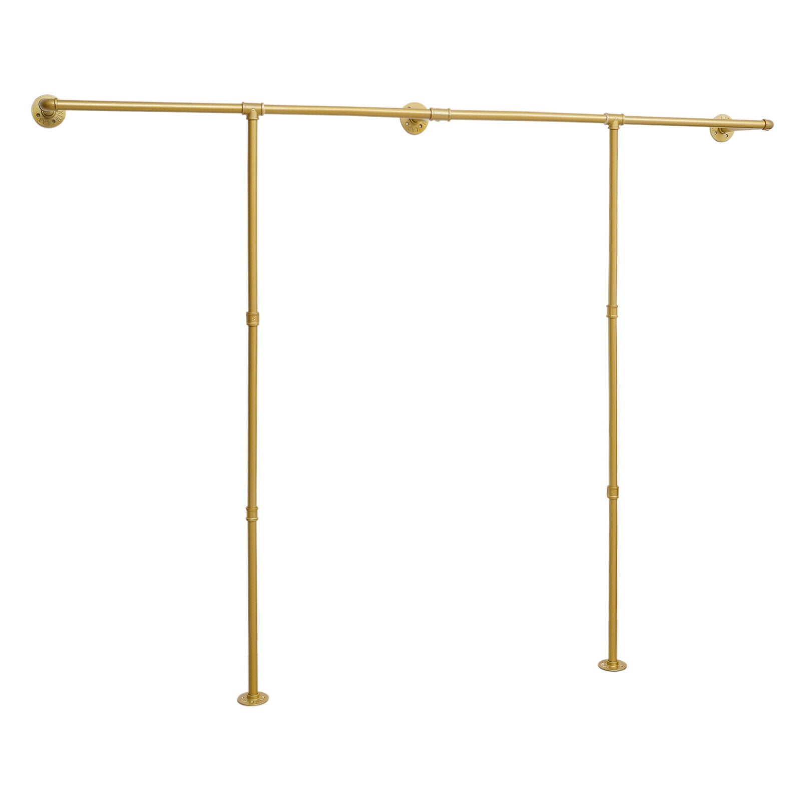 Metal Clothes Rail Stand Hanging Storage Shelf Bedroom Garment Rack ...