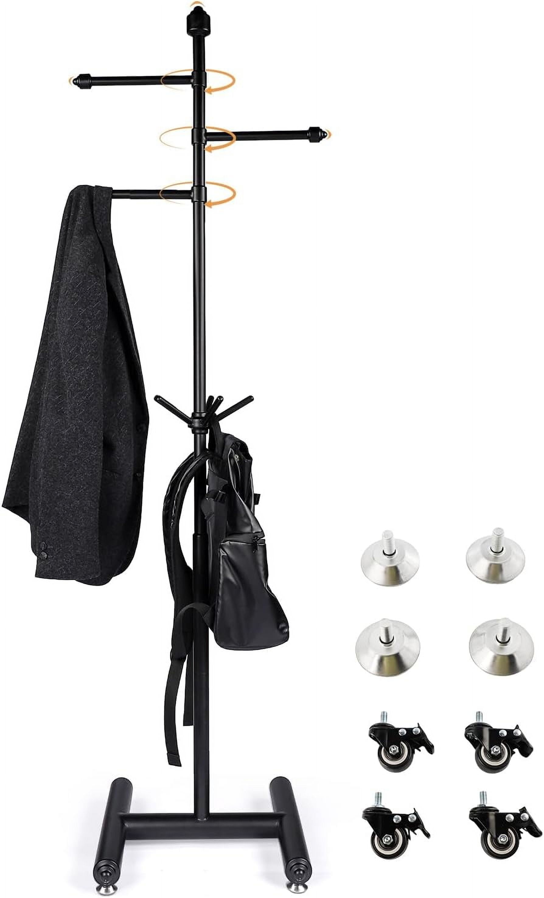 Metal Coat Rack Freestanding heavy duty,Sturdy Coat Tree Stand ...