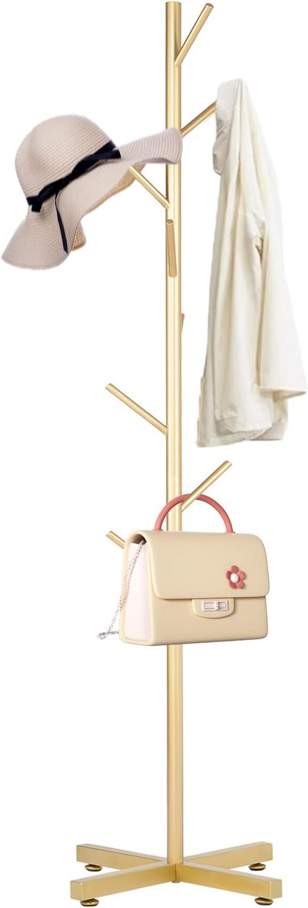 Metal Coat Rack, Modern Coat Rack Freestanding, Sturdy Coat Tree Stand ...