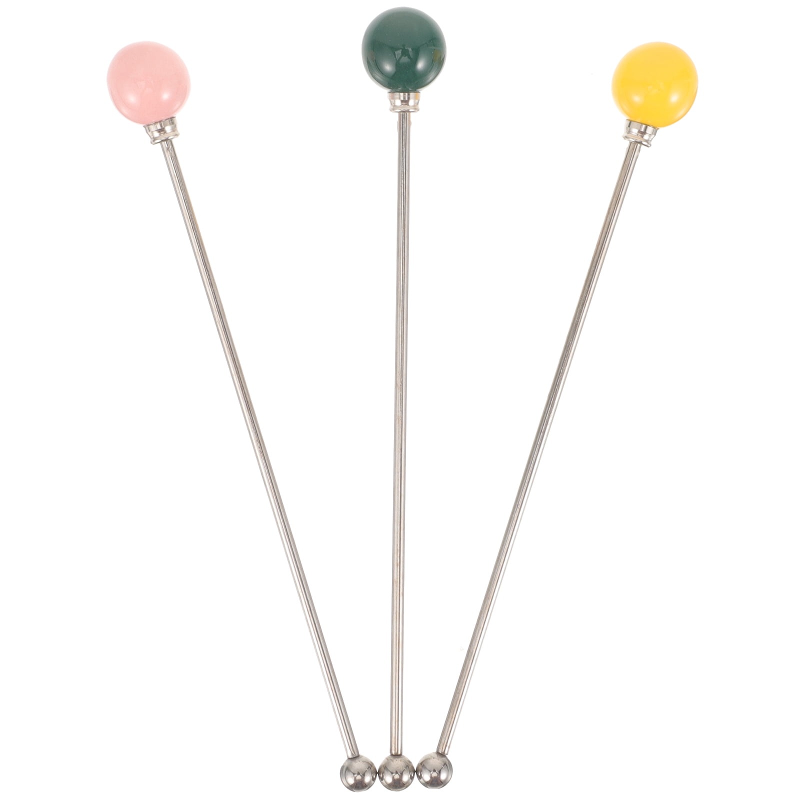 Metal Cocktail Swizzle Sticks for Drinks - Set of 3 - Walmart.com