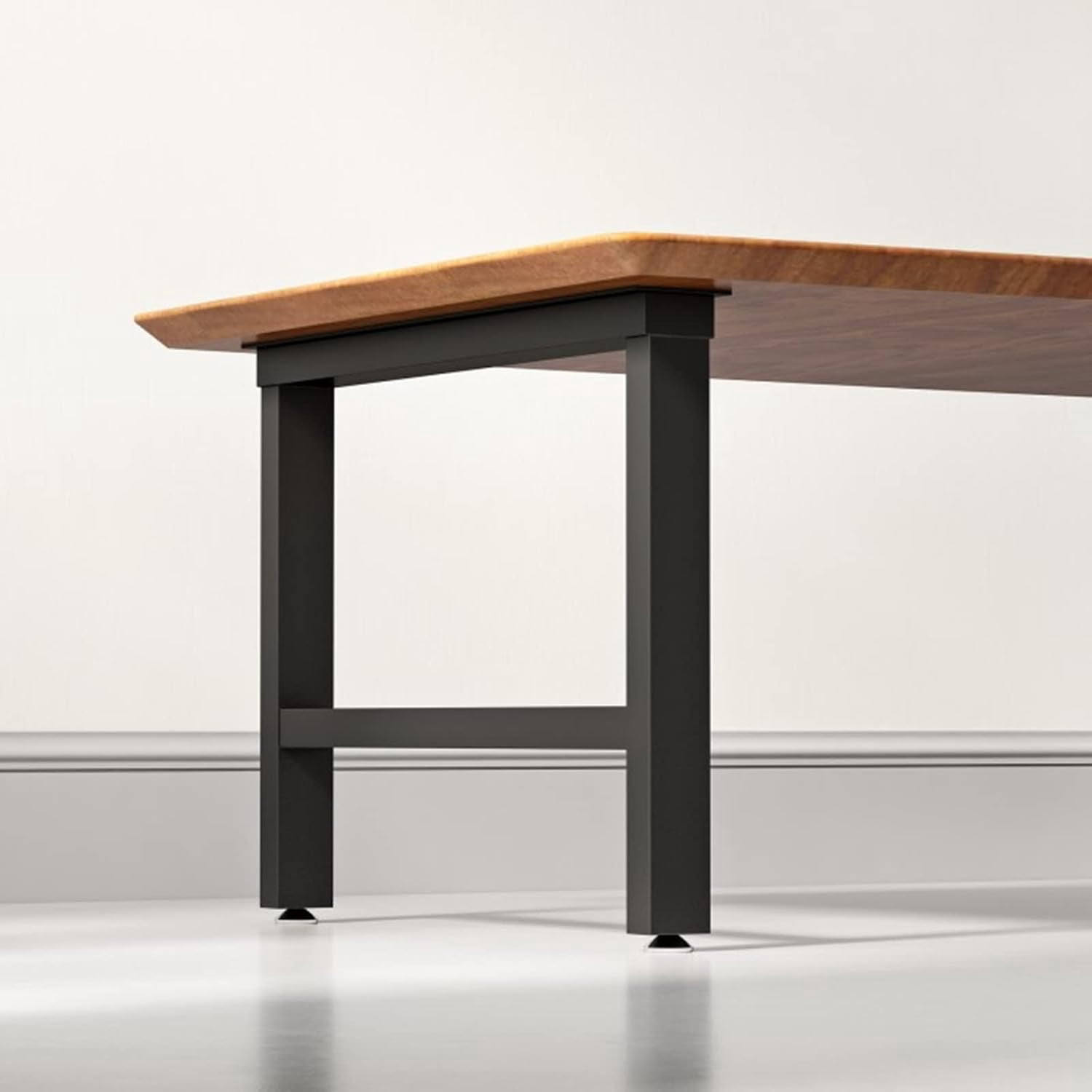 Metal Coffee Table Leg 16 Height Industrial H Shape Legs, Metal Bench ...