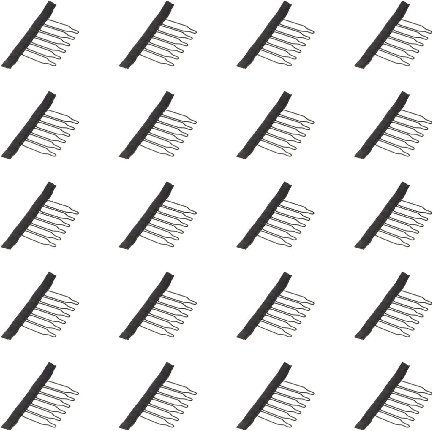 Metal Comb Metal Hair Claw Clips Teeth Combs Hair Accessories 20pcs Wig ...