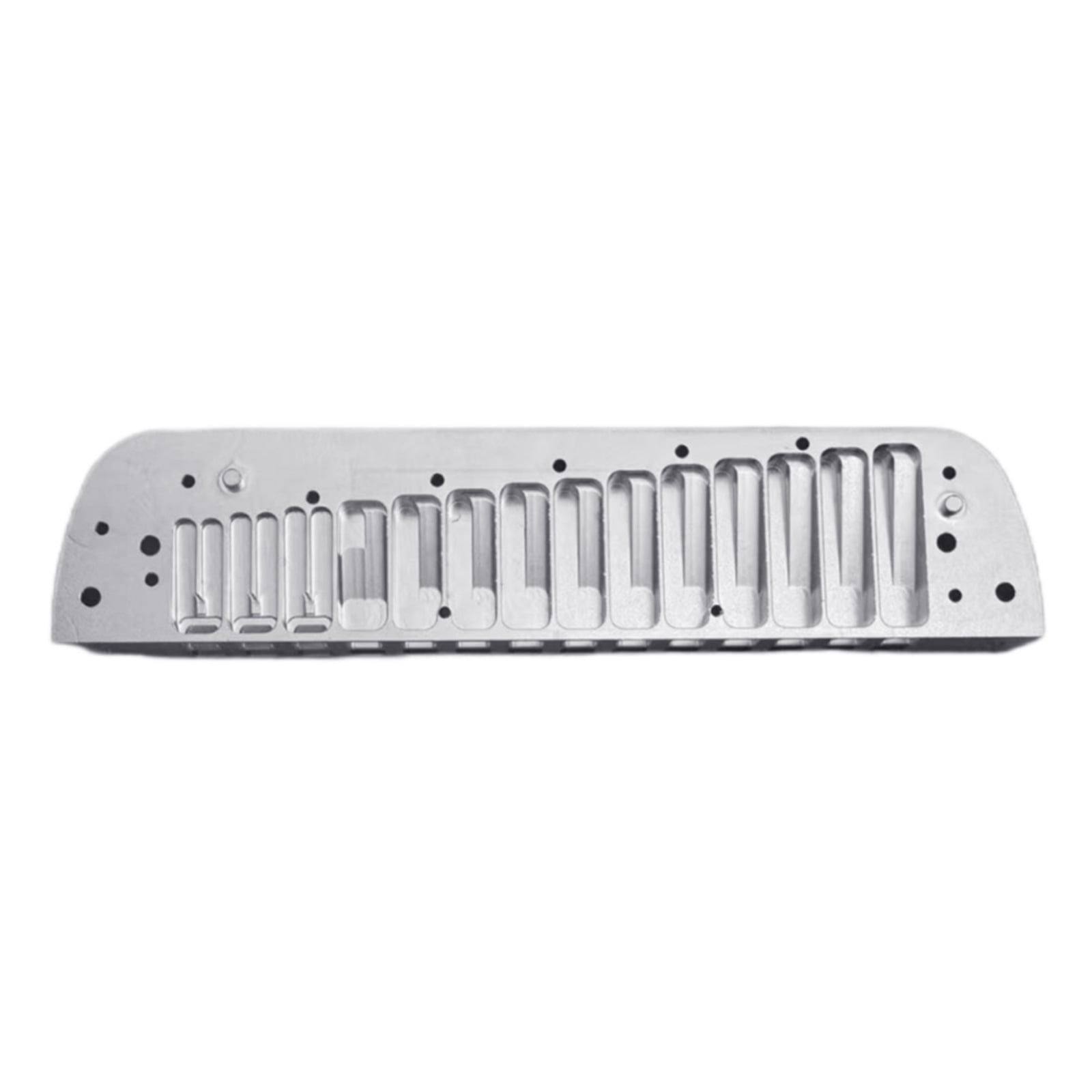 Metal Comb Harmonica Replacement Mouth Organ Smooth Harp Aluminum ...