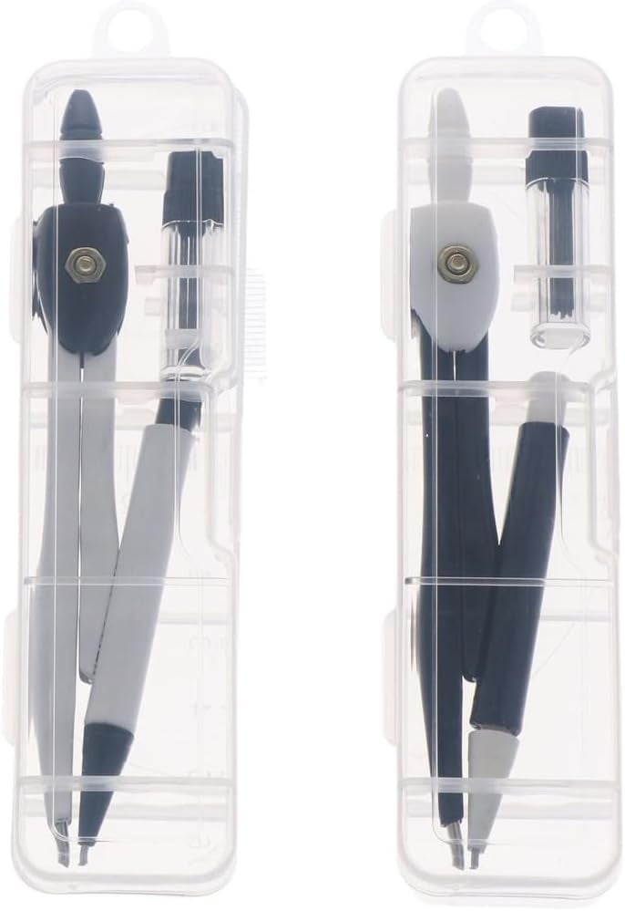 Metal Compass Set for Geometry, High Precision Math Drafting Tools ...