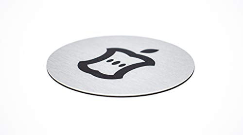 Metal Compost Sign | 2” Round, Compost Bin Label for Waste Basket ...