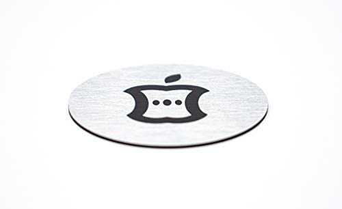 Metal Compost Sign | 2” Round, Compost Bin Label for Waste Basket ...