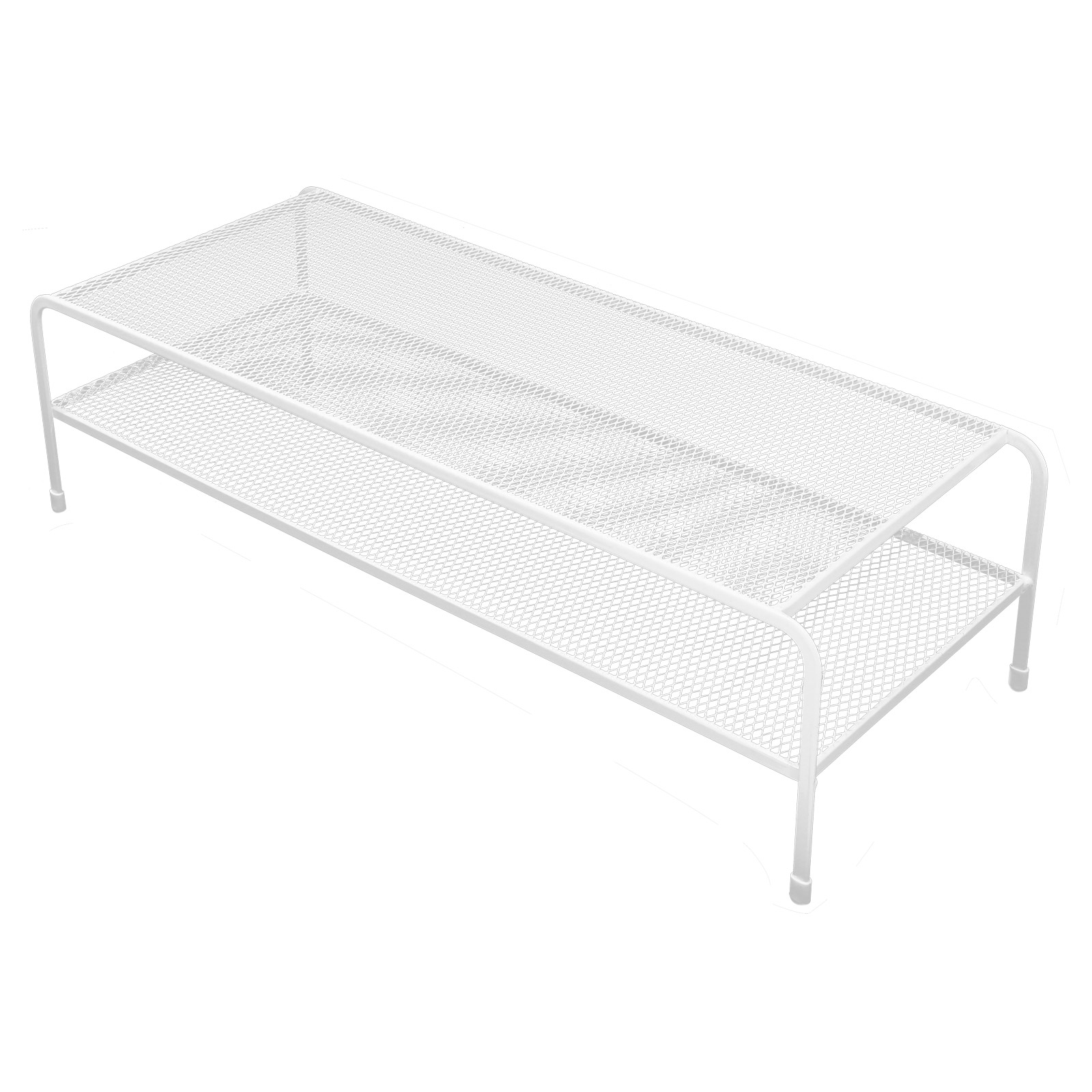 Metal Computer Stand Mesh Metal Monitor Stand Transparent Monitor Riser ...