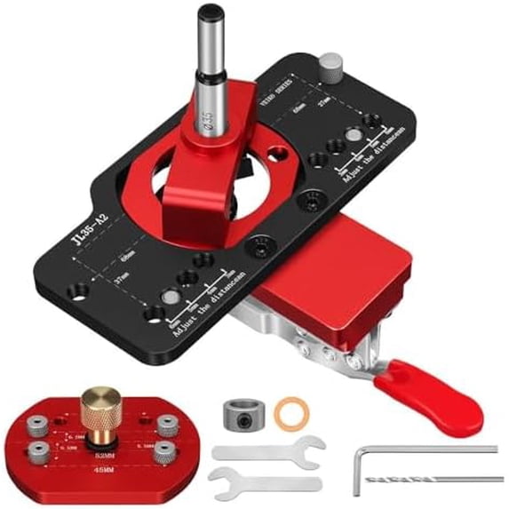 Metal Concealed Hinge Jig with Woodworking Tools,35mm Concealed Door ...