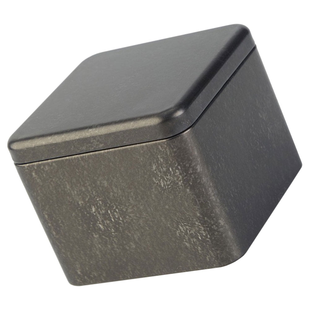 Metal Container with Lid Kitchen Storage Canisters Jewelery Box Tea ...