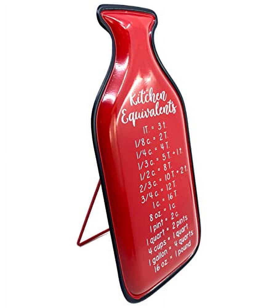 Metal Conversion Chart Sign - Easel Stand or Wall Hanging, Metal Milk ...
