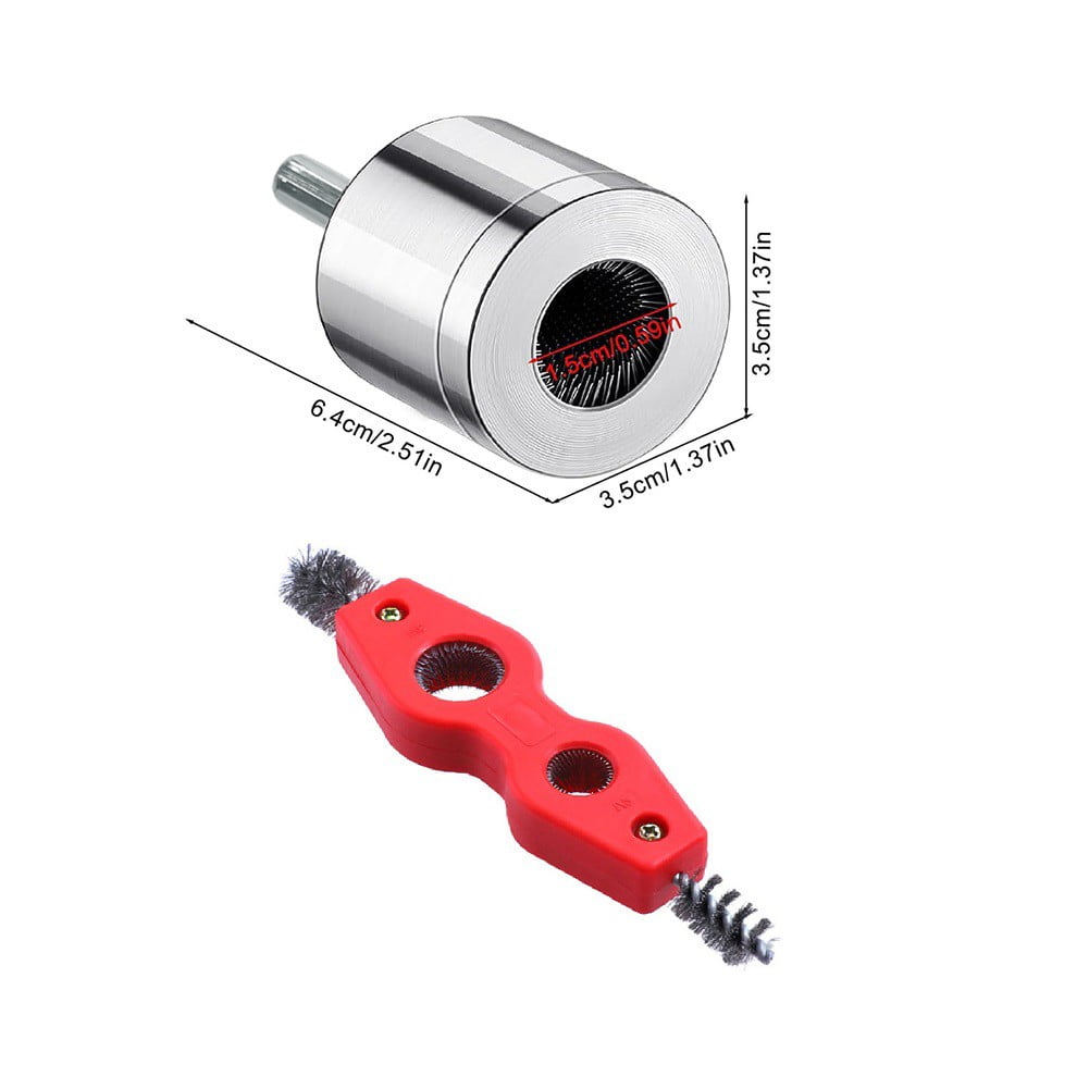 Metal Copper Pipe Cleaner Tube Cleaning Brush for Plumbers Electric ...