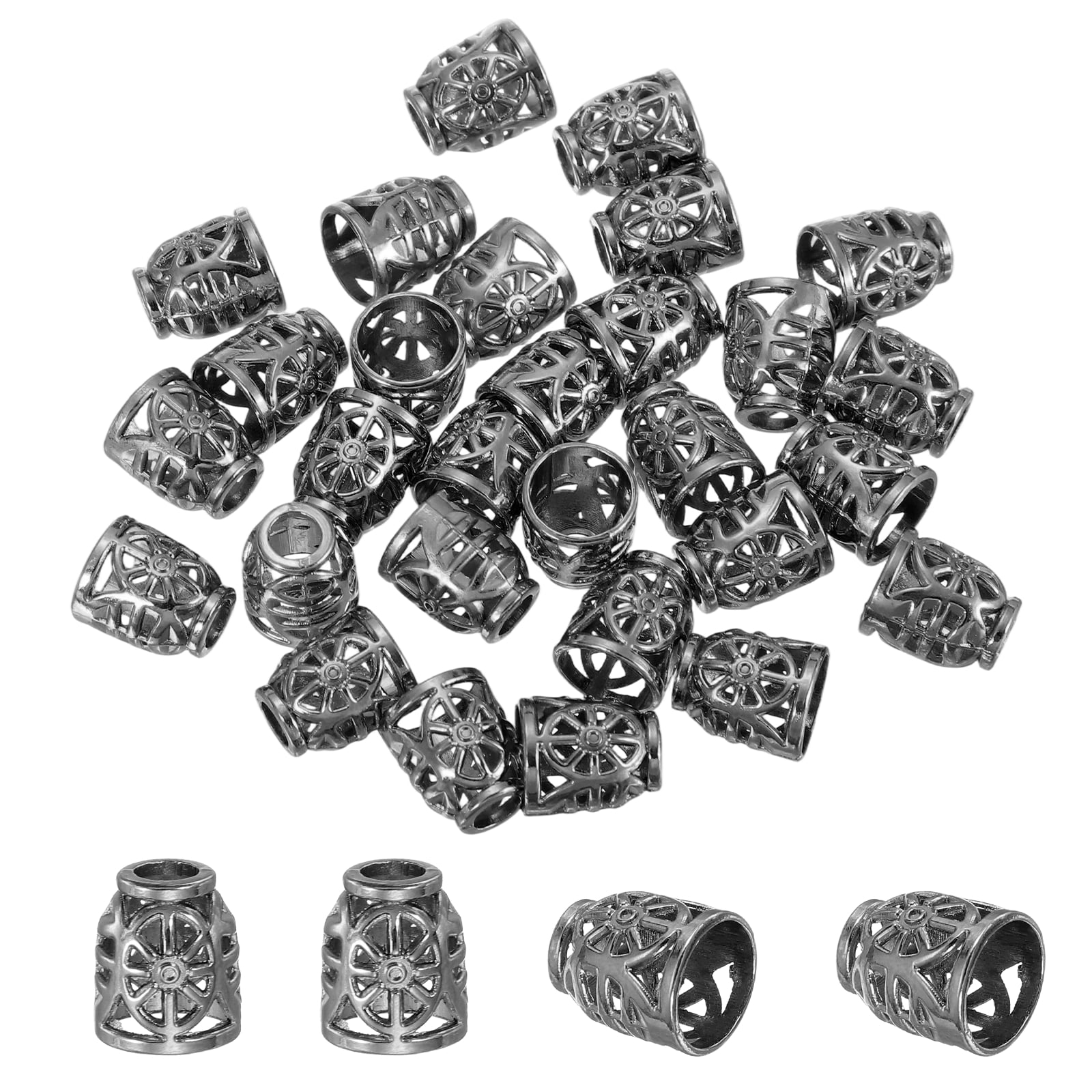 Metal Cord Locks, Rope End Lock, Bell Stopper, Hollow Bead End Cap Rope ...