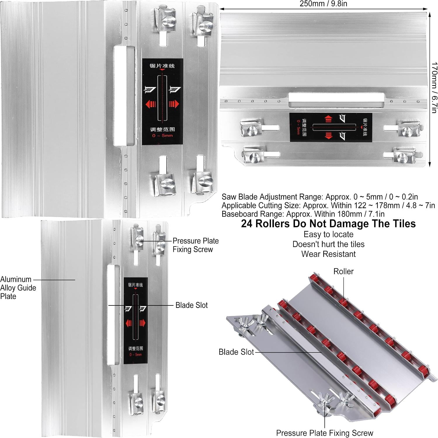 Metal Corner Chamfering Tool for Tile Installation 45 Degree Angle ...
