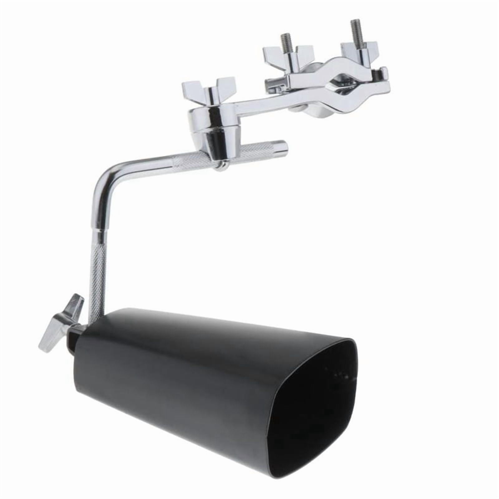 Metal Cow Bell Noise Maker Percussion Instrument Mountable Black for ...