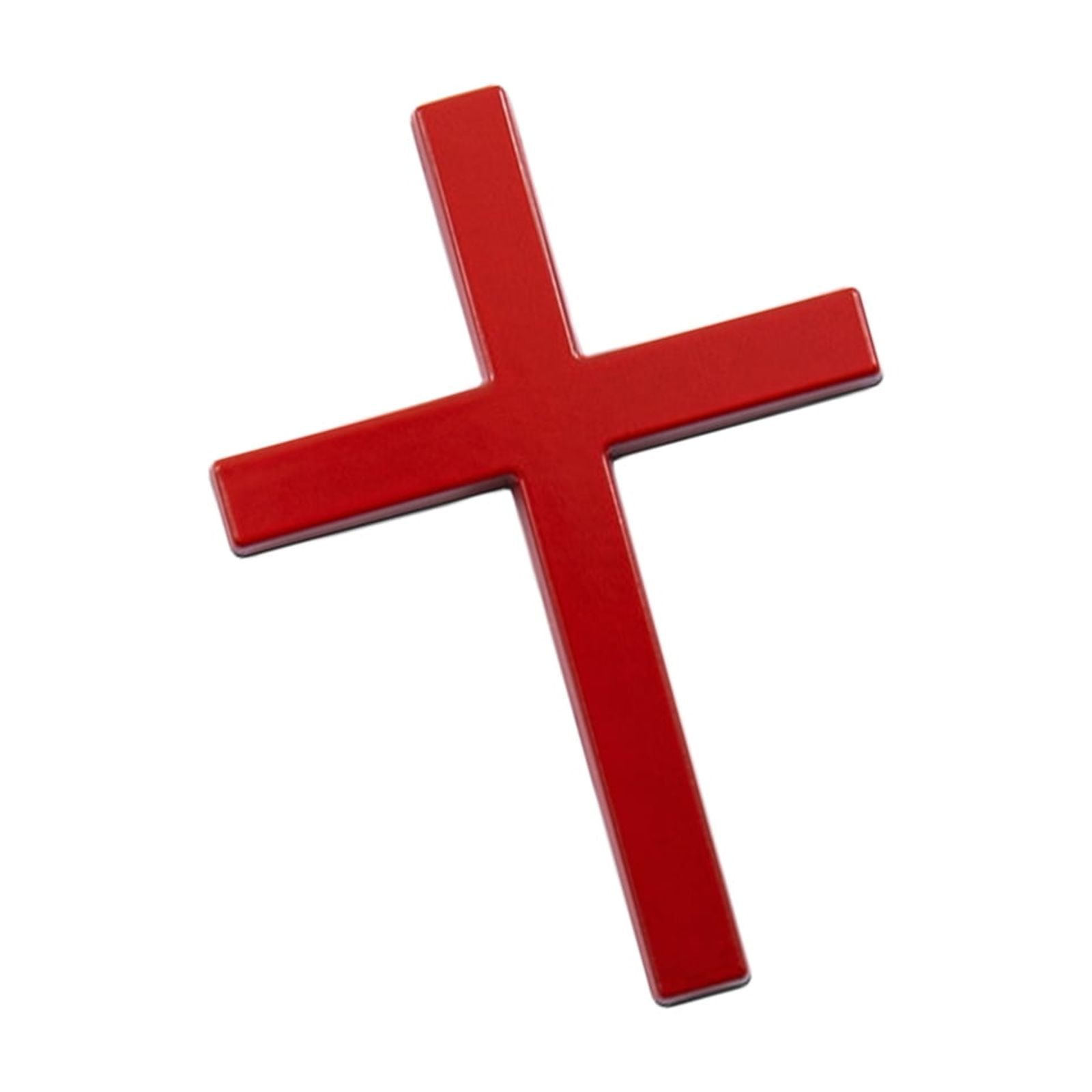 Metal Crosses Decal Adhesive 3D Crosses Badge Exterior Decoration ...