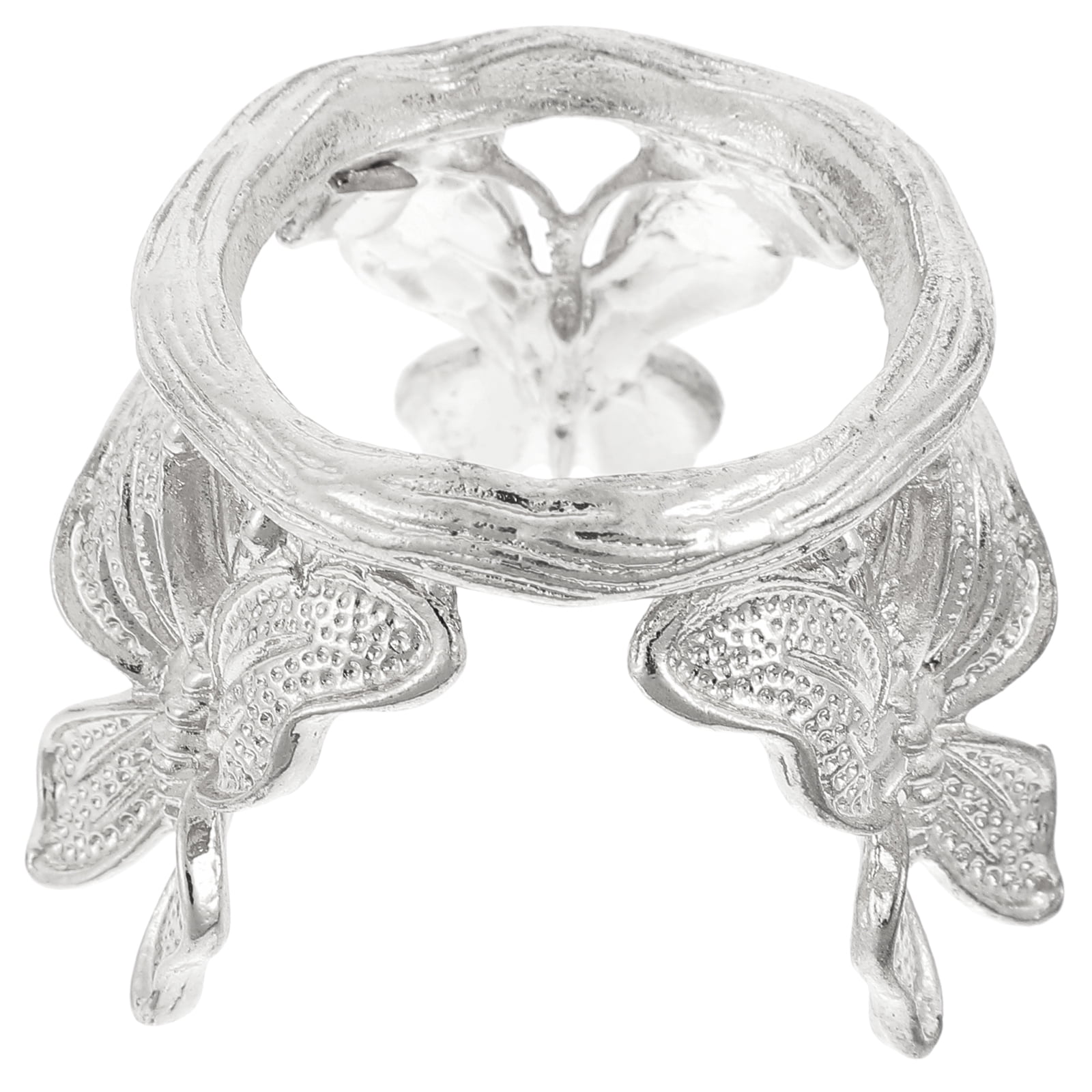 Metal Crystal Ball Stand Alloy Base Tall Sphere Holder Silver - Walmart.com