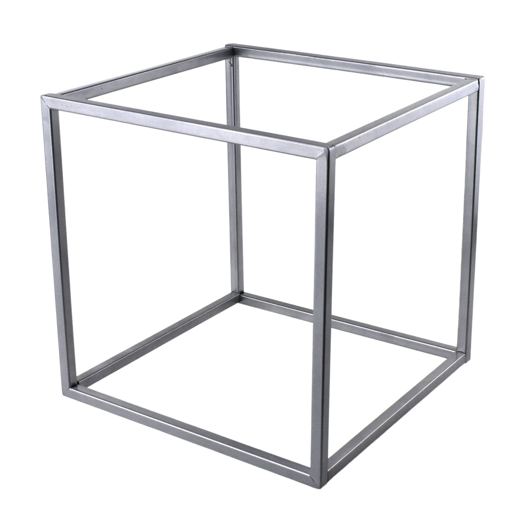 Metal Cube Centerpiece, 10-inch, Silver - Walmart.com