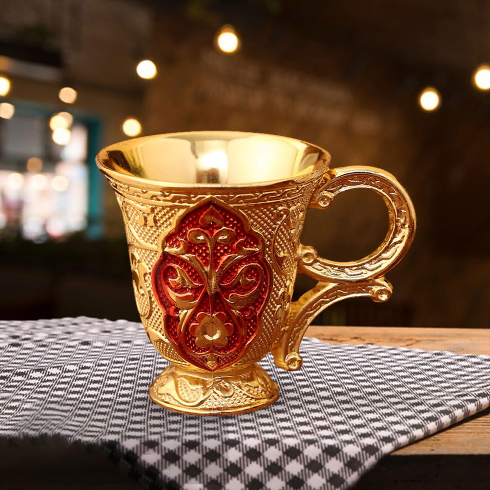 Metal Cup Collection Decoration Embossed Cup for Living Room Party Milk ...