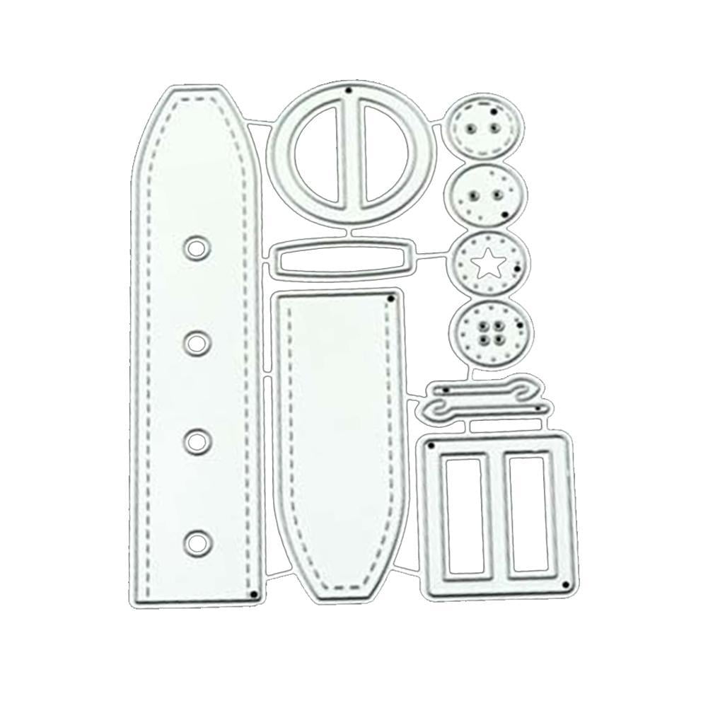 Metal Cut Dice Belt and Buckle DIY Scrapbooking Decor Craft Best Card ...