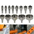 Metal Cutter Carbide Tip Stainless Steel TCT Drill Bit Holesaw Bits Set ...