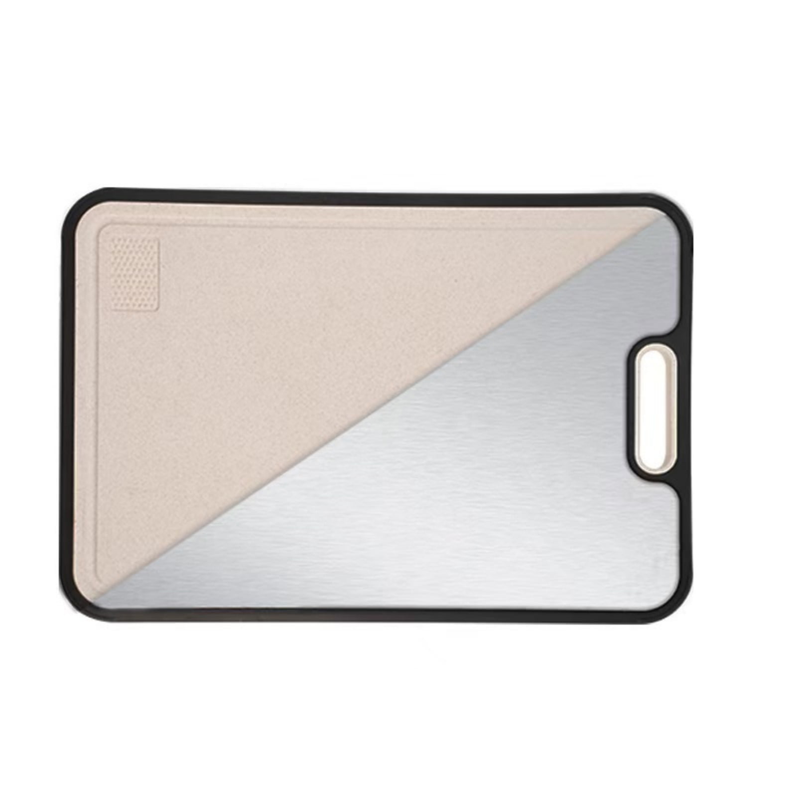 Metal Cutting Board with Wheat Fiber Surfaces Double Sided Design ...